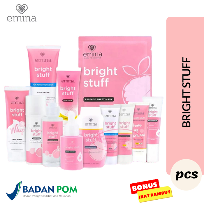 Jual EMINA Bright Stuff | Prone Skin Series | Shopee Indonesia