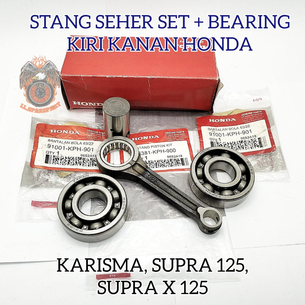 Jual STANG SEHER SET HONDA KPH + BEARING KRUK AS 2PCS KIRI DAN KANAN 6332 KUALITAS ASLI ORIGINAL ...