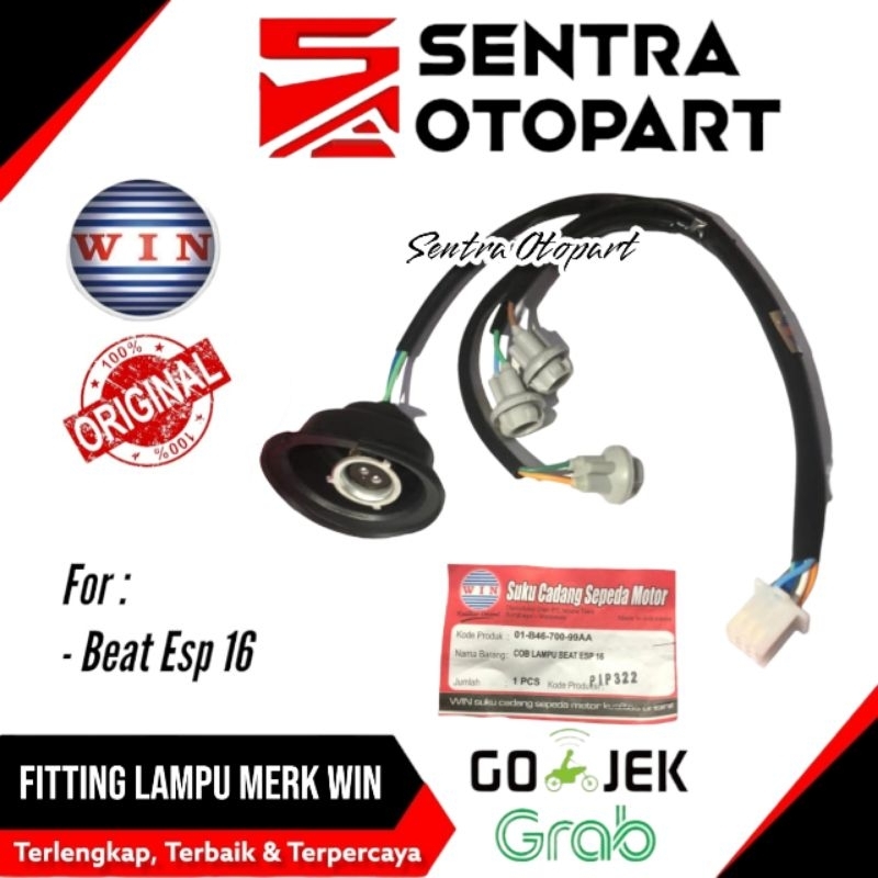 Jual Fitting fiting lampu soket cop beat esp beat street 2016 WIN ...