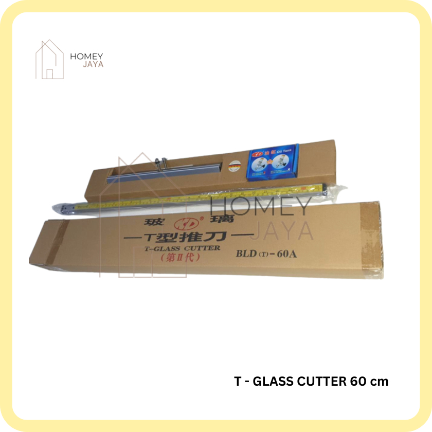 Jual Alat Penggaris Pemotong Kaca Lurus Bentuk T GLASS T CUTTER 60cm KD ...