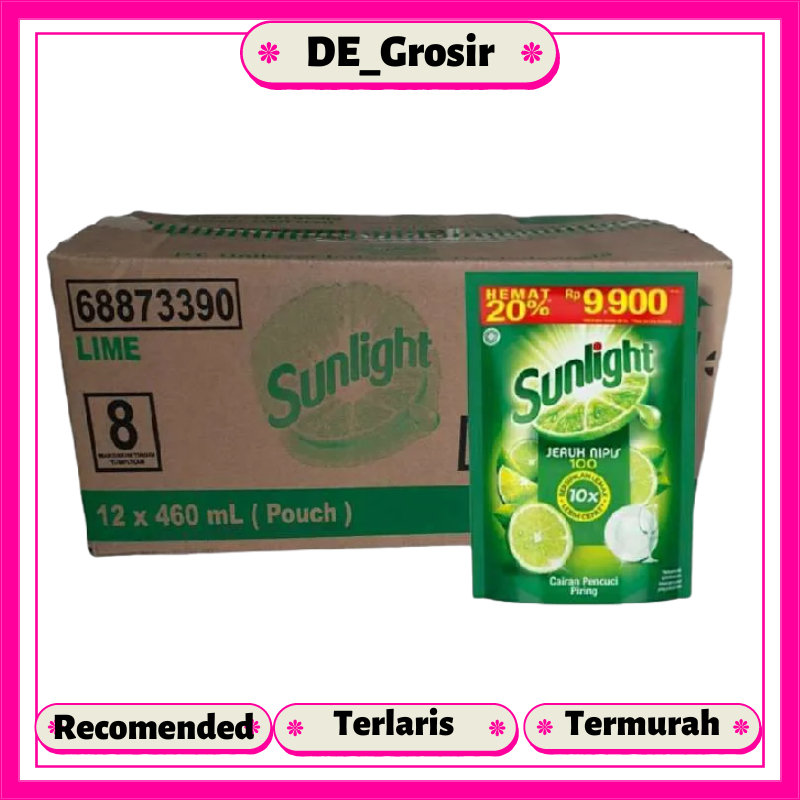 Jual Sunlight Sabun Cuci Piring Jeruk Nipis Refill 420ml Dapat 1 Dus Isi 12 Pcs | Shopee Indonesia