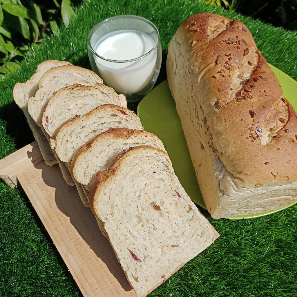 Jual Roti Gandum Tinggi Serat | Whole Wheat Bread | High Nutrition | Sugar Free | Diary Free ...