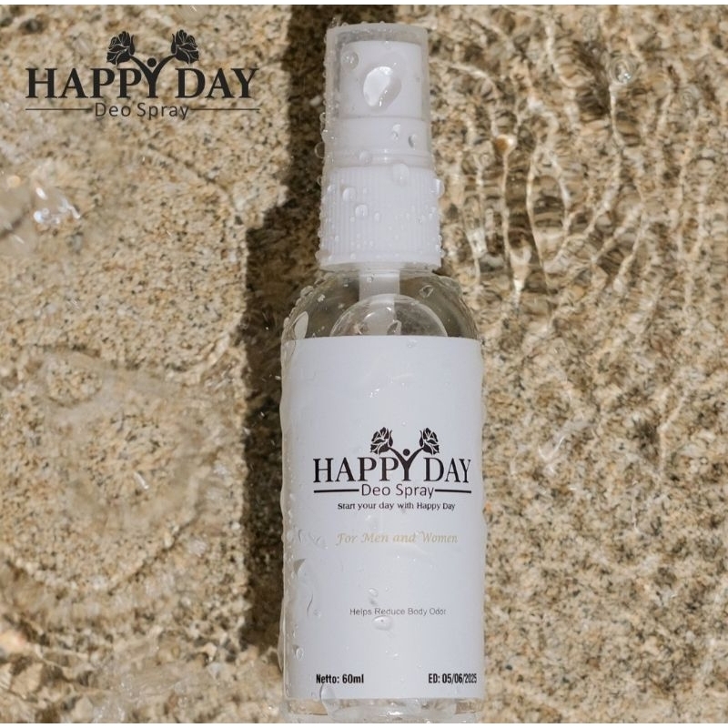 Jual HAPPY DAY DEO SPRAY DEODORANT HALAL MUI | Shopee Indonesia