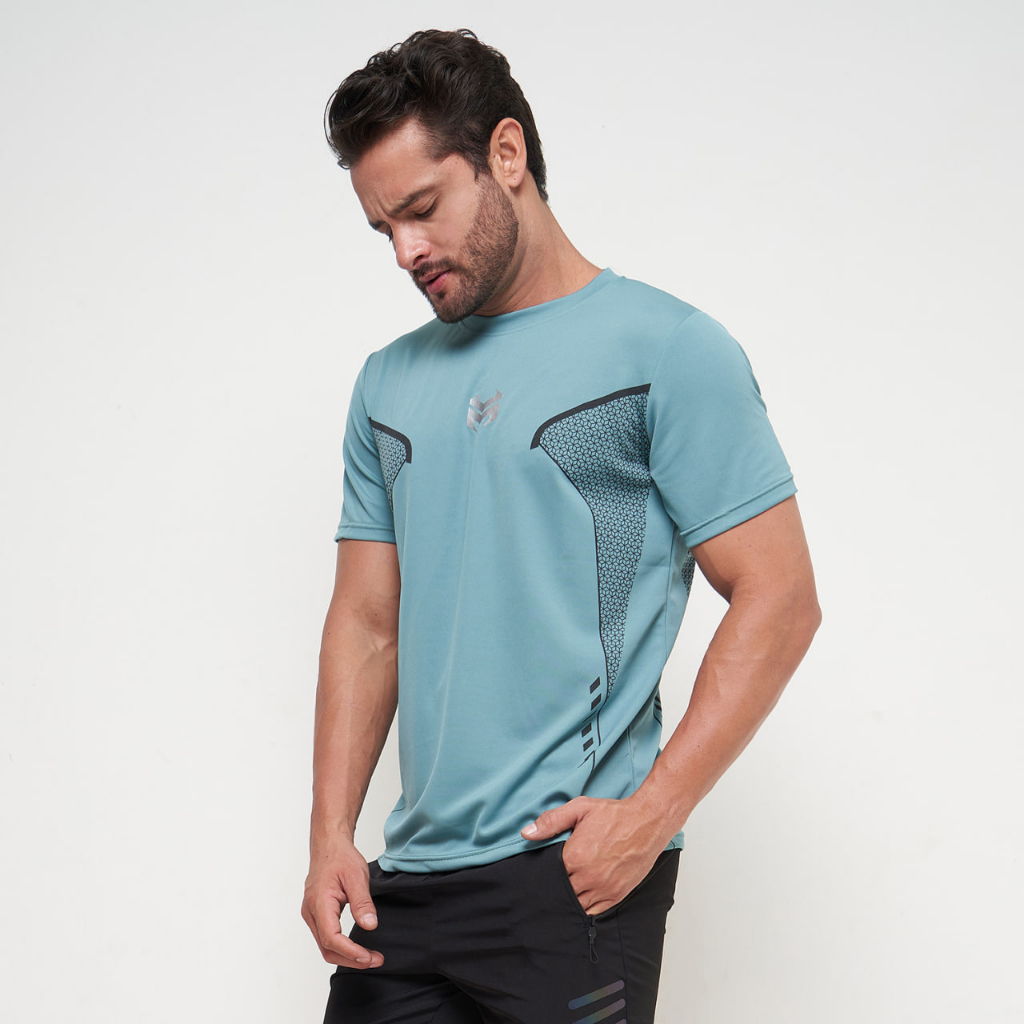 Jual Running Kaos Olahraga Pria Jersey Pria Baju Trainning Kaos ...