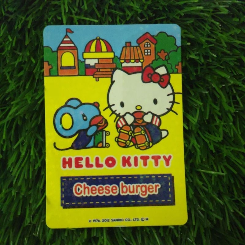 Jual kartu hello kitty apron magic special card cheese burger hello ...
