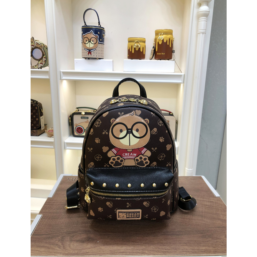 Jual CreamBear Original C10884 Backpack Ransel Cream Bear | Shopee ...