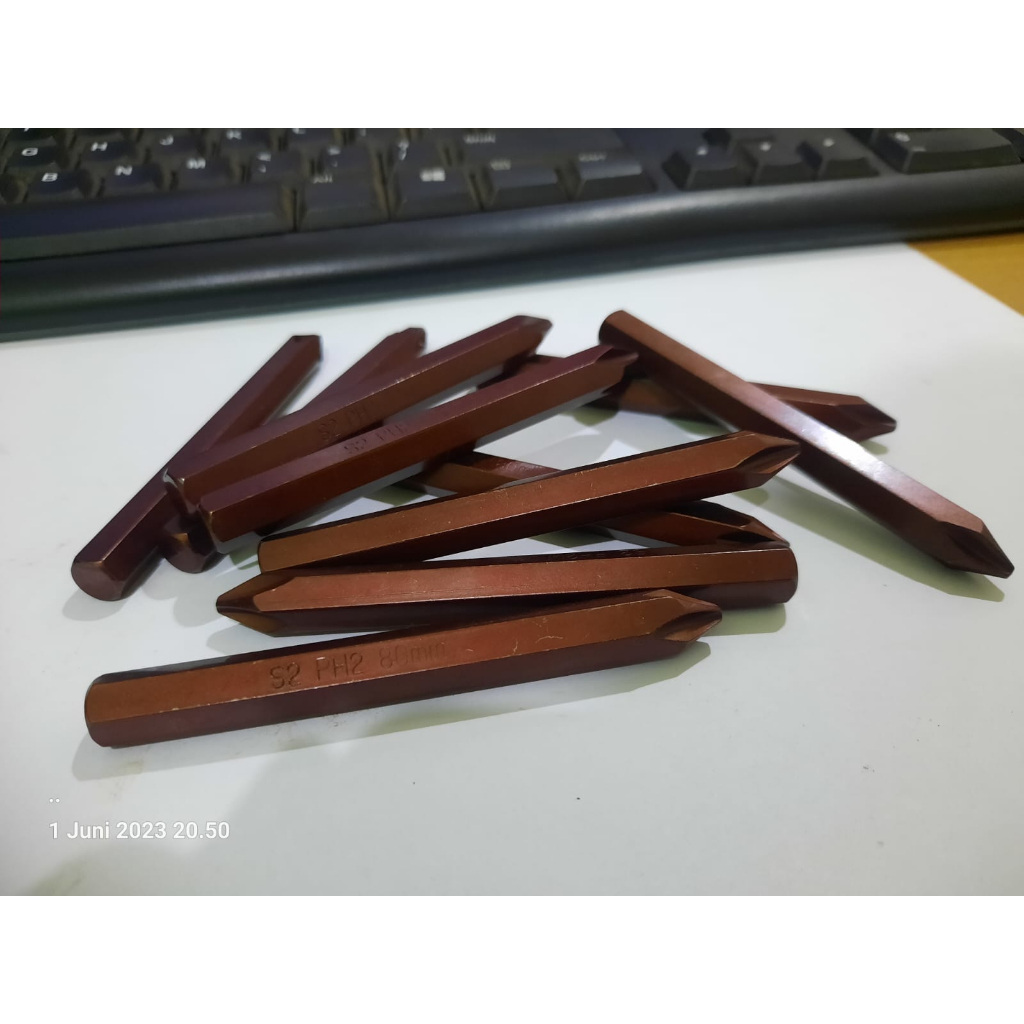 Jual Mata Obeng Ketok Tekiro + PH2 Obeng Getok YUKIDO Satuan | Shopee ...