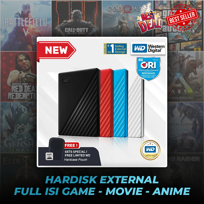 Jual Hardisk External 1TB 2TB Full Isi Game & Movie | Shopee Indonesia