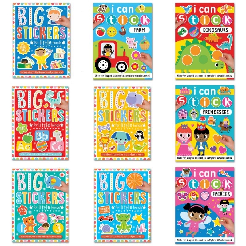 Jual BIG STICKER & I CAN STICK STICKER FOR LITTLE HAND | Shopee Indonesia