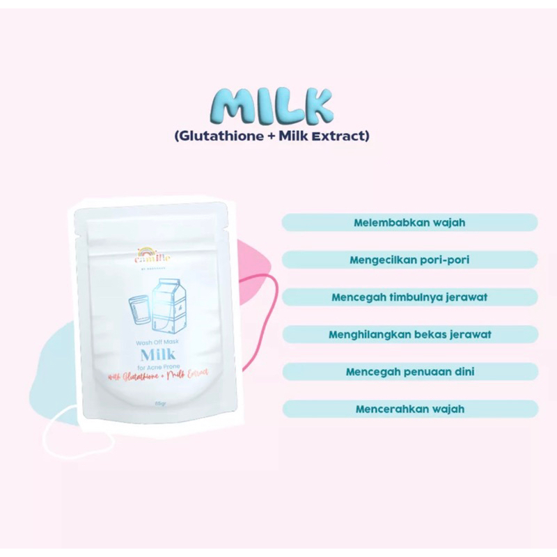 Jual MASKER CAMILLE BEAUTY 65g BESAR (CAMILLE BEAUTY WASH OF MASK) | Shopee Indonesia
