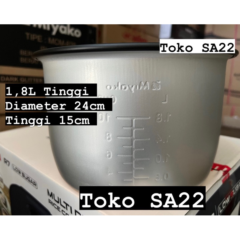 Jual MIYAKO PANCI MAGIC COM MURAH TEFLON ORIGINAL / PANCI DALAMAN MAGIC ...