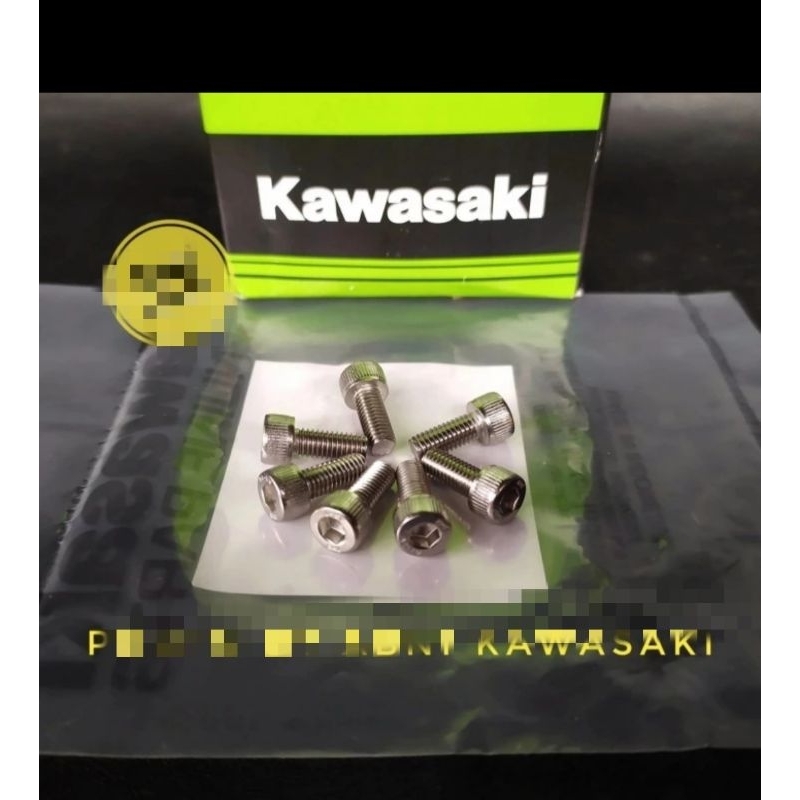 Jual Set 7 pcs Baut tutup Tangki Tengki Ninja Rr ss r 150 Original | Shopee Indonesia