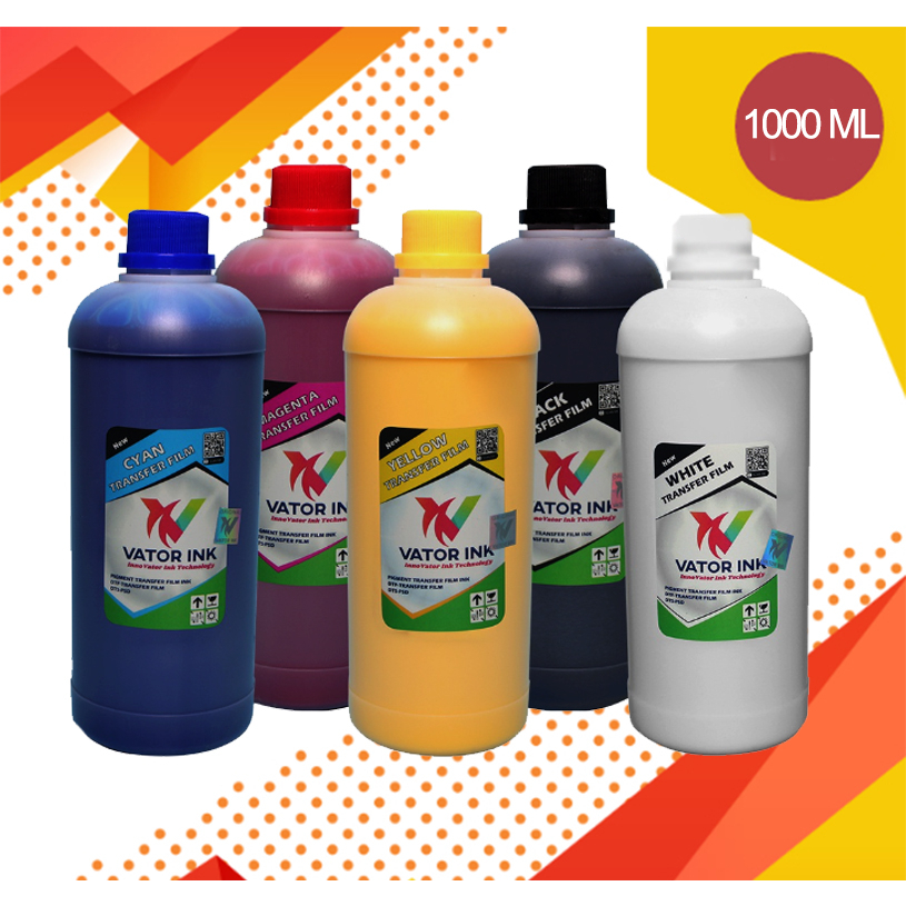 Jual Tinta DTF Vator 1000ML / Vator Tinta DTF CMYK WHITE 1000ML / 1 ... Jual Tinta DTF Vator 1000ML / Vator Tinta DTF CMYK WHITE 1000ML / 1 ...
