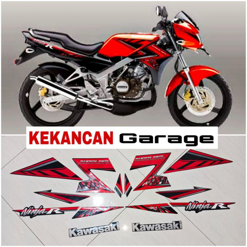 Jual Striping Ninja R 2014 - 2015 ORANGE ( Original KGP ) | Shopee ...