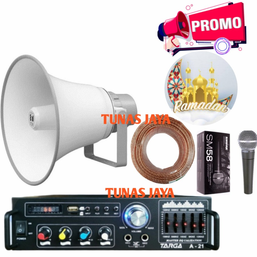Jual PAKET TOA SUPER MURAH AMPLI DAN SPEAKER TOA MUSHOLLA | Shopee ...