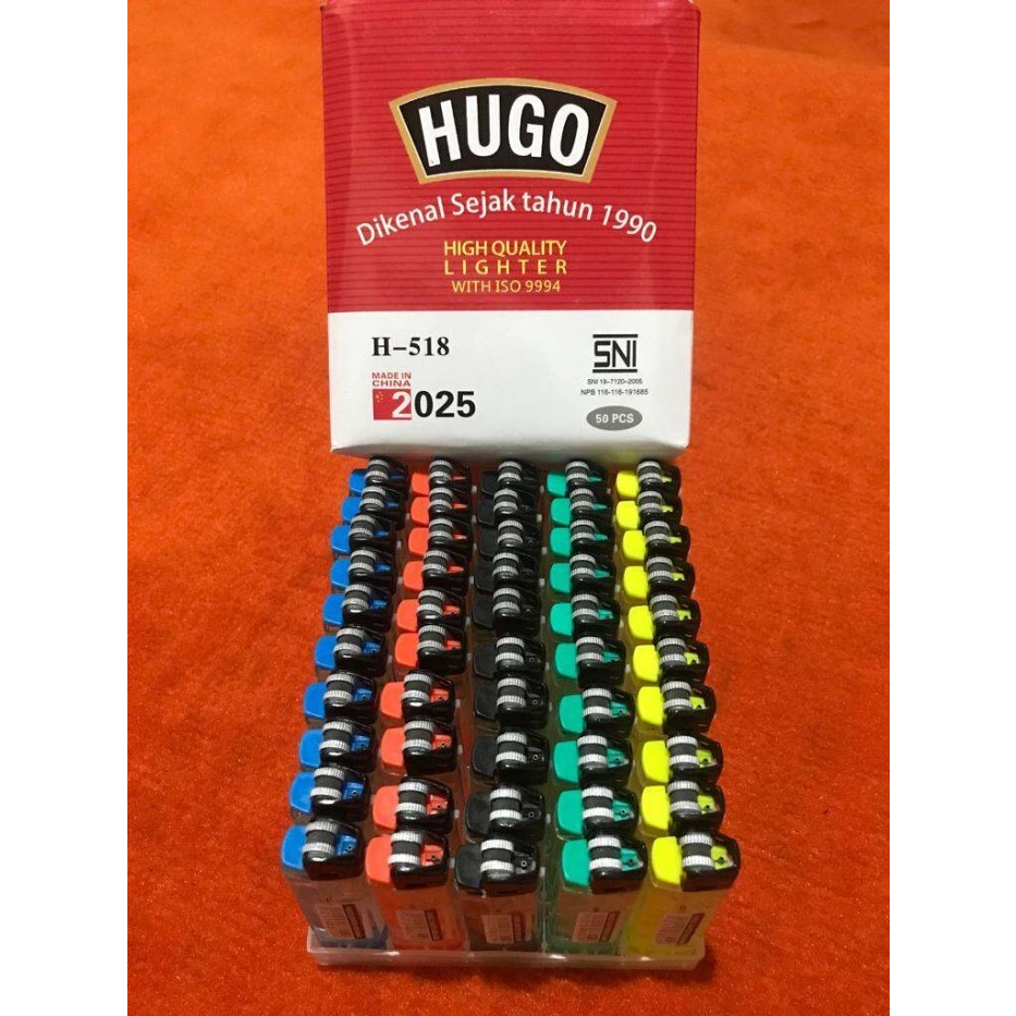Jual Korek Api/ Pemantik/ Lighter Kotak Merek Hugo 1pcs | Shopee Indonesia