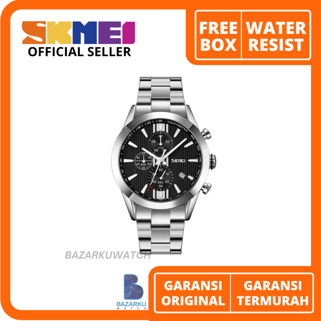 Jual Jam Tangan Pria Skmei 9302 Jam Tangan Skmei Jam Tangan Rantai Jam ...