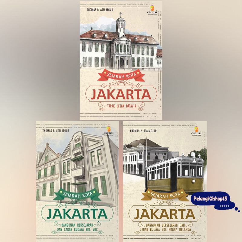 Jual BUKU SEJARAH KOTA JAKARTA JILID 1 2 3 ERLANGGA ORIGINAL | Shopee Indonesia