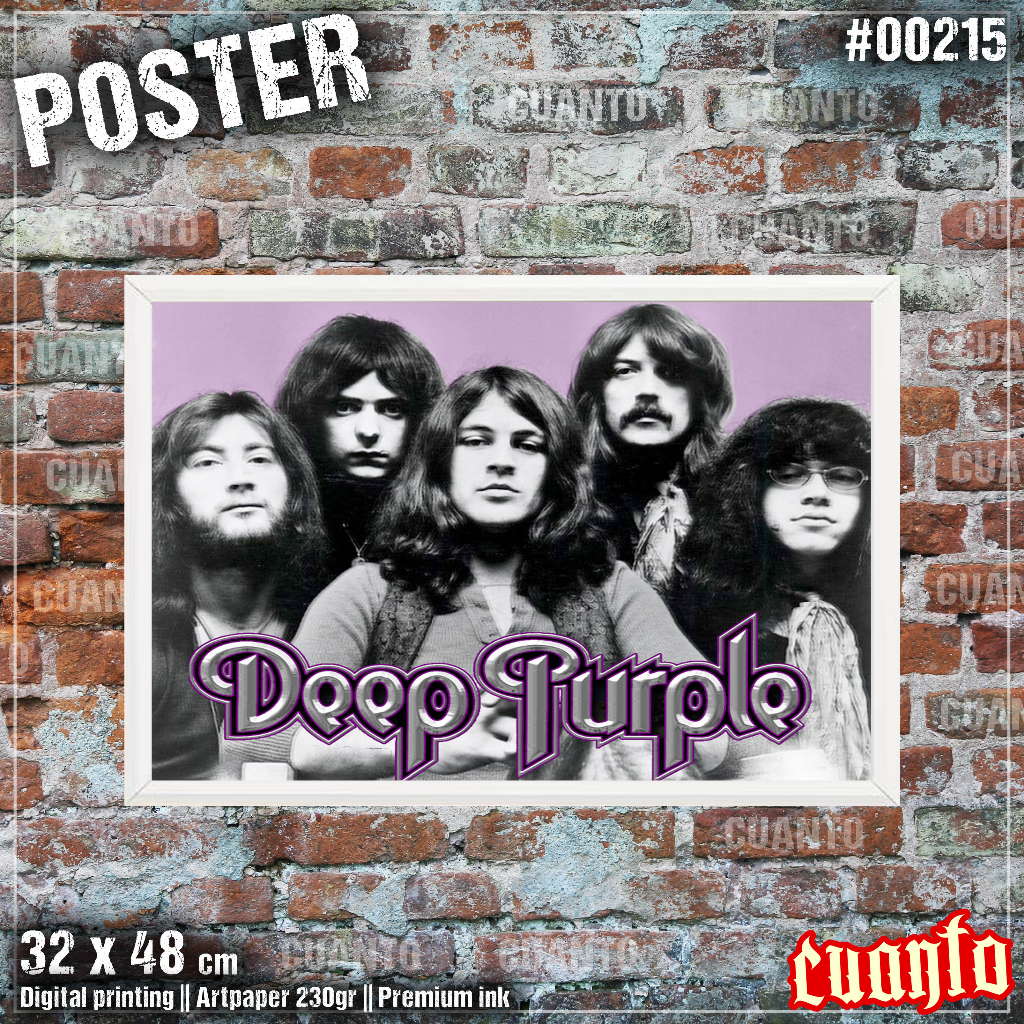 Jual Poster Band Deep Purple | Shopee Indonesia