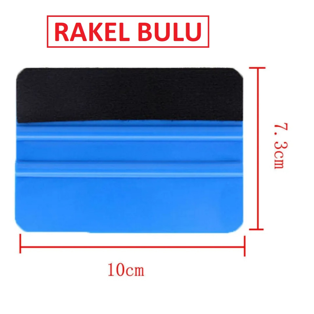 Jual Scraper Rakel Bulu Anti Gores Alat Pasang Kaca Film Sticker ...