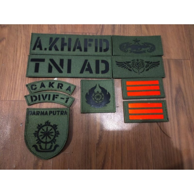 Jual Papan Nama PDL TNI Patch Laser | Shopee Indonesia