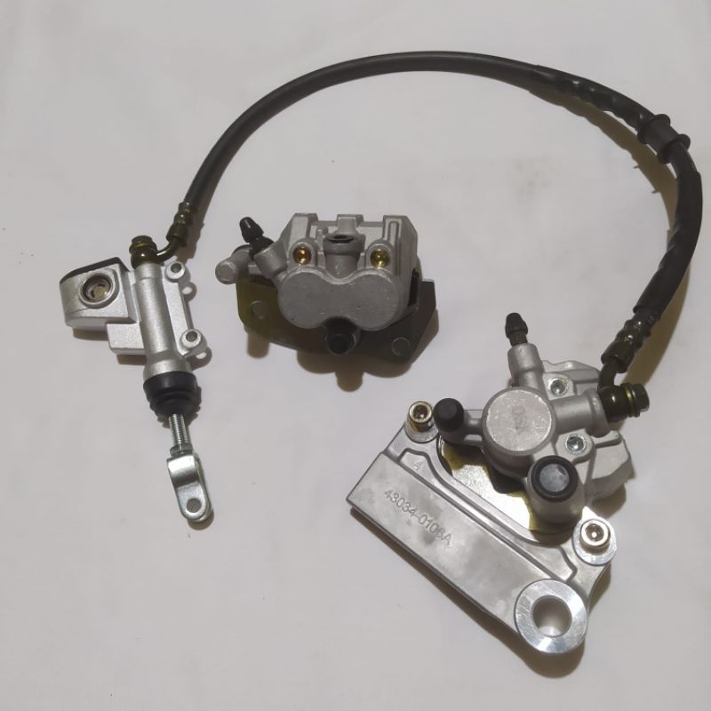 Jual REM SET REMSET CAKRAM DEPAN BELAKANG KLX 150 KALIPER CAKRAM DEPAN BELAKANG KLX 150 MASTER ...