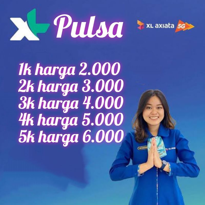 Jual Pulsa XL 1k sampai 5k | Shopee Indonesia