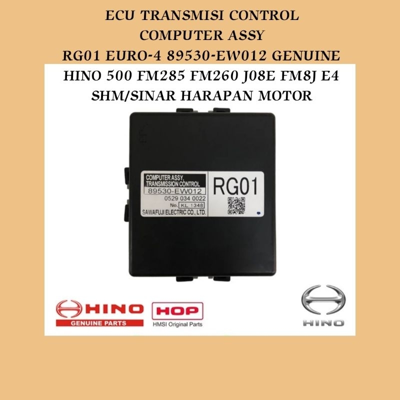 Jual ECU TRANSMISI CONTROL COMPUTER ASSY HINO 500 FM285 FM260 J08E FM8J ...