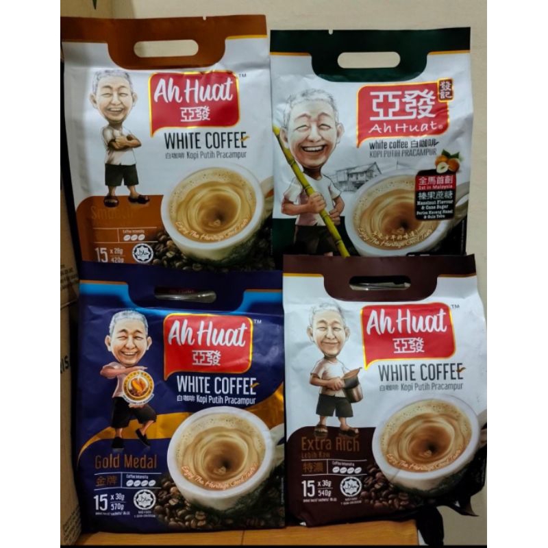Jual Ahuat White Coffee Ah Huat kopi | Shopee Indonesia
