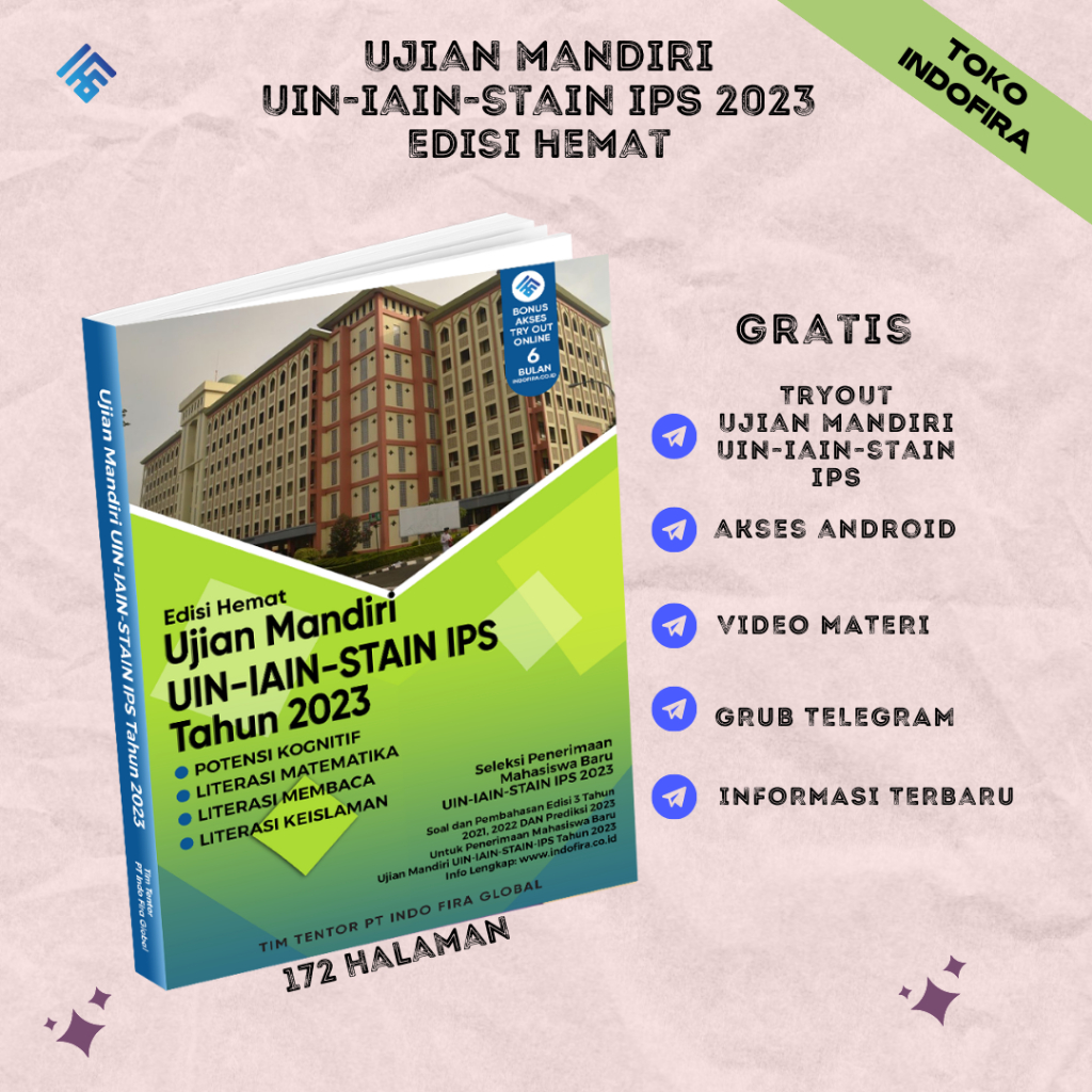 Jual Terbaru Buku Ujian Mandiri Uin Iain Stain Ips 2023 Edisi Hemat