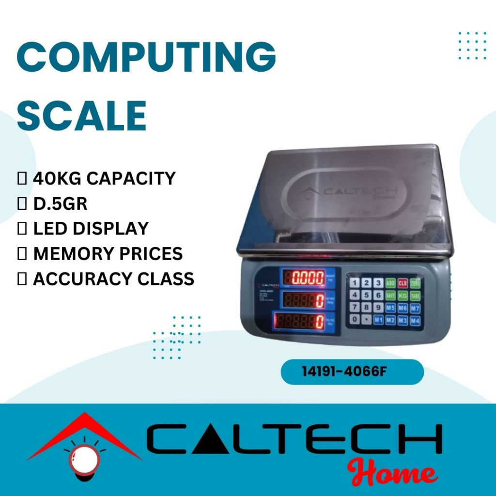 Jual Timbangan Digital Caltech Digital 40Kg 14191-4066F | Shopee Indonesia