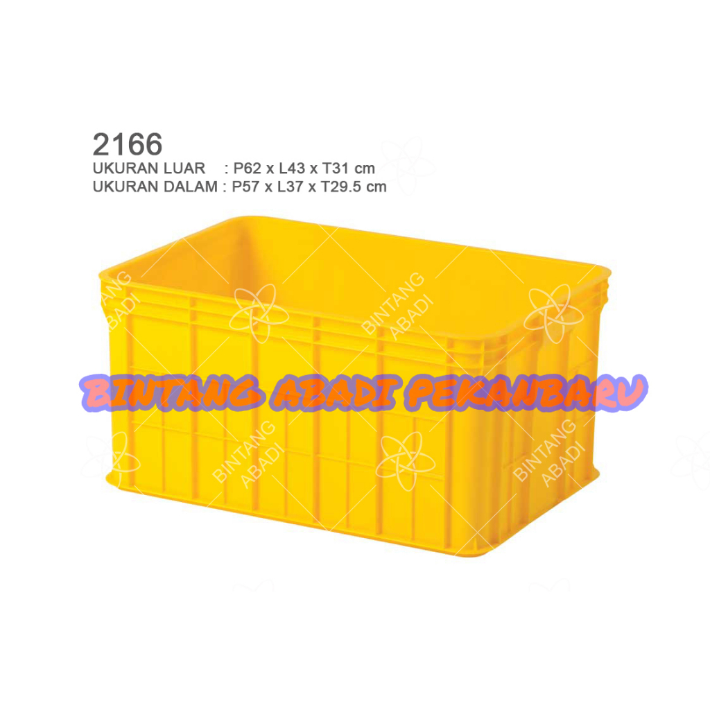 Jual Keranjang Industri Serbaguna 2166 Rabbit Container Plastik Box ...