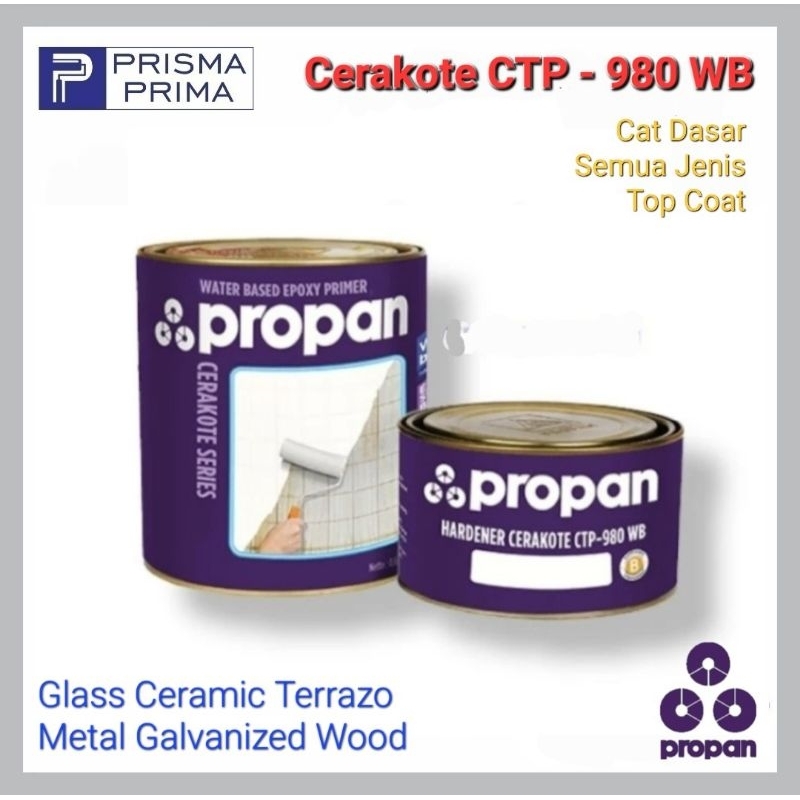 Jual PROPAN Cerakote CTP-980 WB Cat Dasar Lantai Keramik Bathtub ...