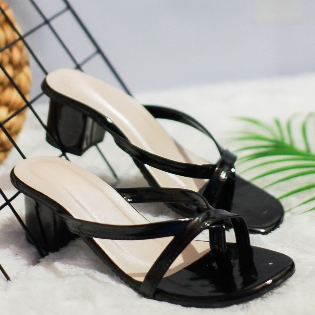 Jual Sepatu Sandal Heels Wanita Grita Sandal Heels Tali Hak Tahu 5cm ...