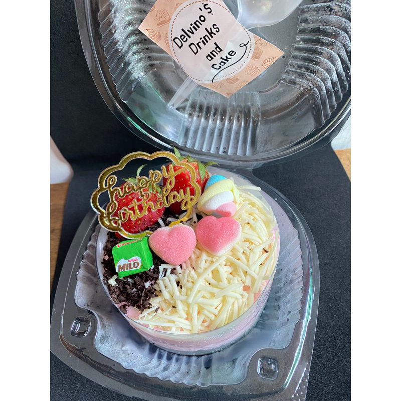 Jual BENTO CAKE// STRAWBERRY MOUSSE CAKE// KUE ICE CREAM | Shopee Indonesia