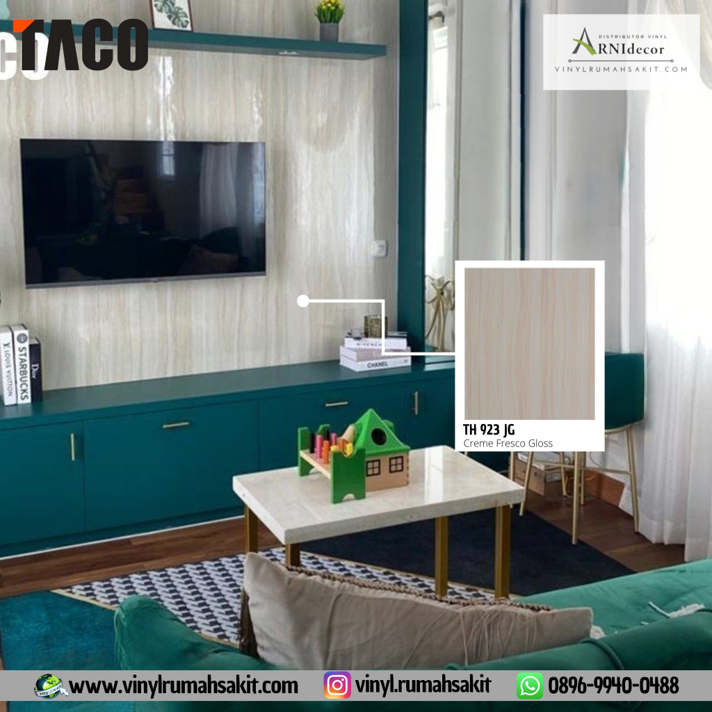 Jual HPL Taco TH 923 JG - Creme Fresco Gloss | Pattern Glossy [NO ...