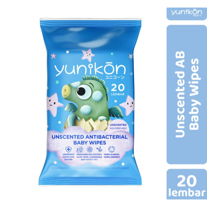 Jual YUNIKON WET TISSUE 50S & 20S BUY 1 GET 1/ TISU BASAH BAYI&ANAK ...