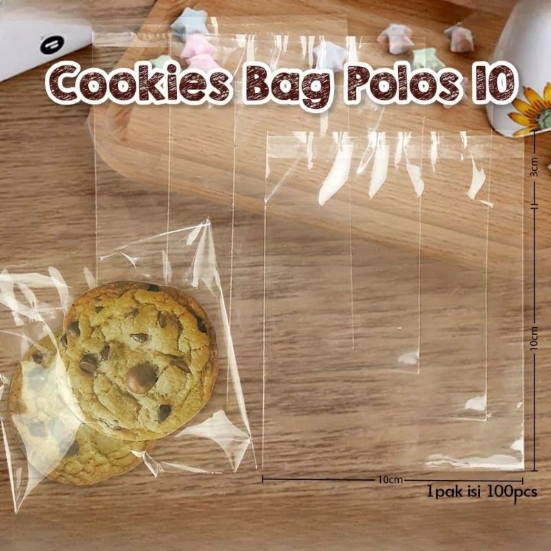 Jual PLASTIK COOKIES / KUE BENING ISI 100 PCS + SEAL | Shopee Indonesia