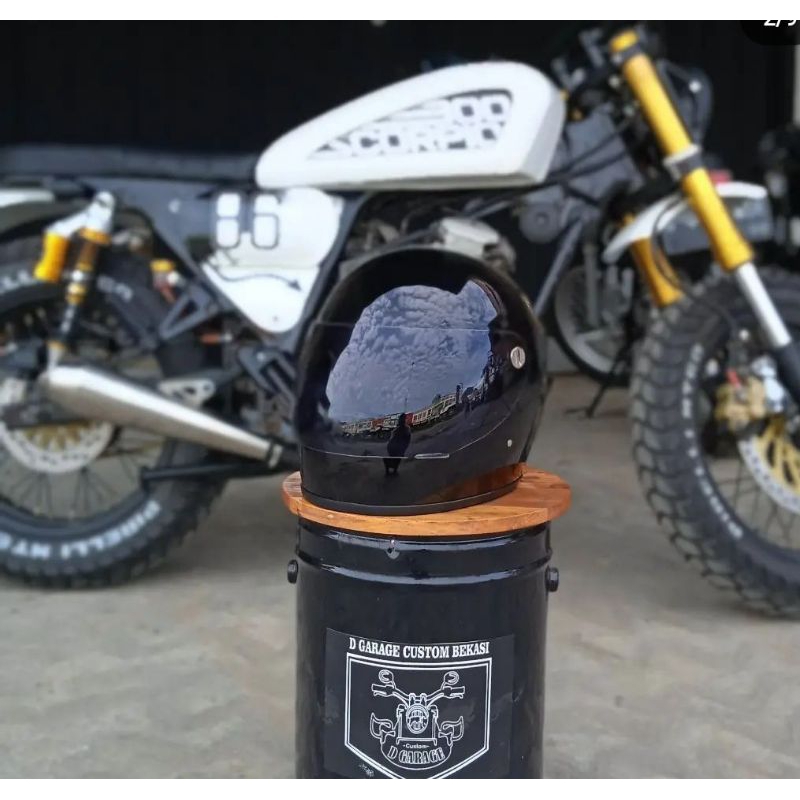 Jual HELM CUSTOM GRINGGO GRINGO cc helmet vintage classic cakil m30 ...