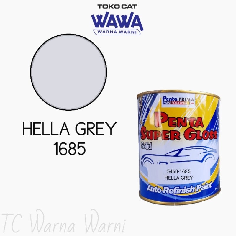 Jual cat duco Hella Grey 1685 Penta super gloss 200gr | Shopee Indonesia