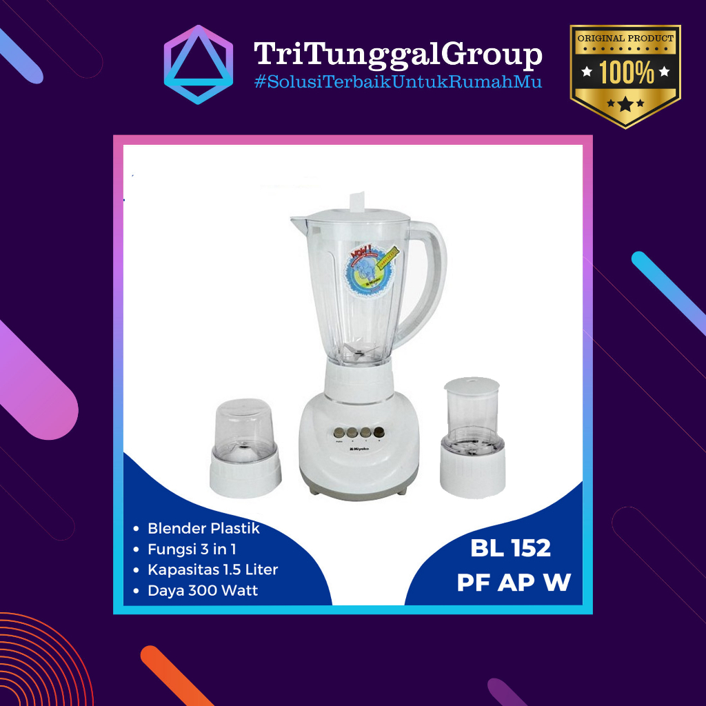 Jual (BAYAR DI TEMPAT) Blender MIYAKO BL 152 PF / 152PF / 151 PF ...