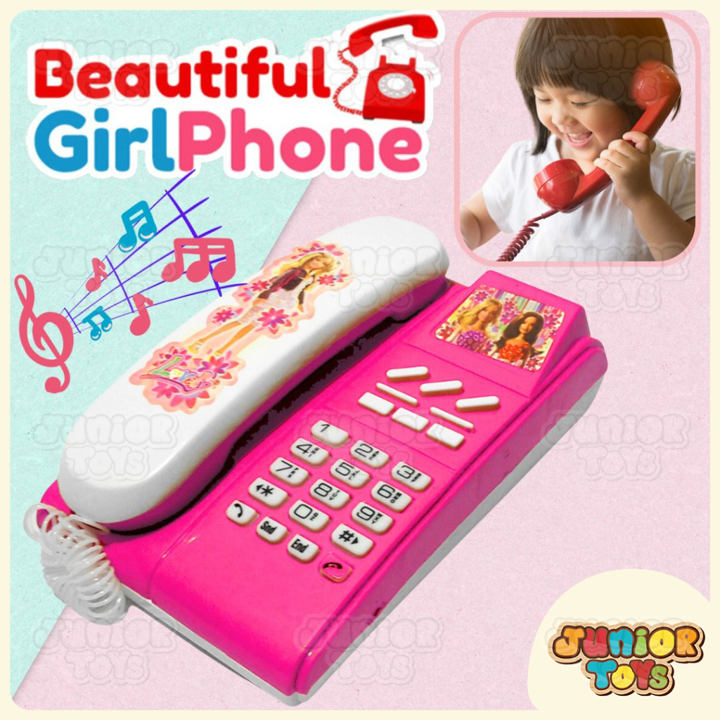 Jual Mainan Telepon Anak Perempuan Musical Phone Toys | Shopee Indonesia