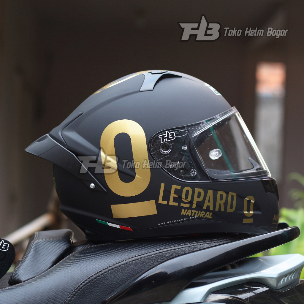Jual RSV FF500 Black Doff visor CLEAR spoiler GPR Leopard GOLD CHAMPION ...