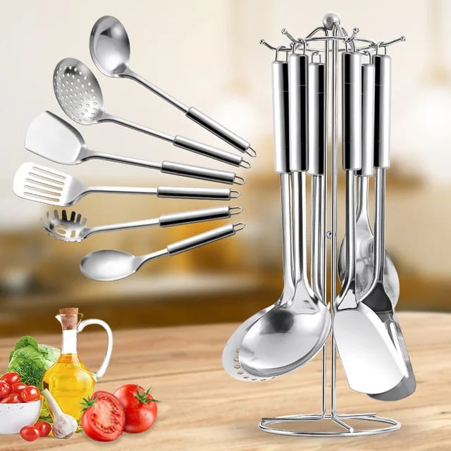 Jual Kitchen Tool Set Stainless Alat Dapur Masak Spatula Set Sutil ...