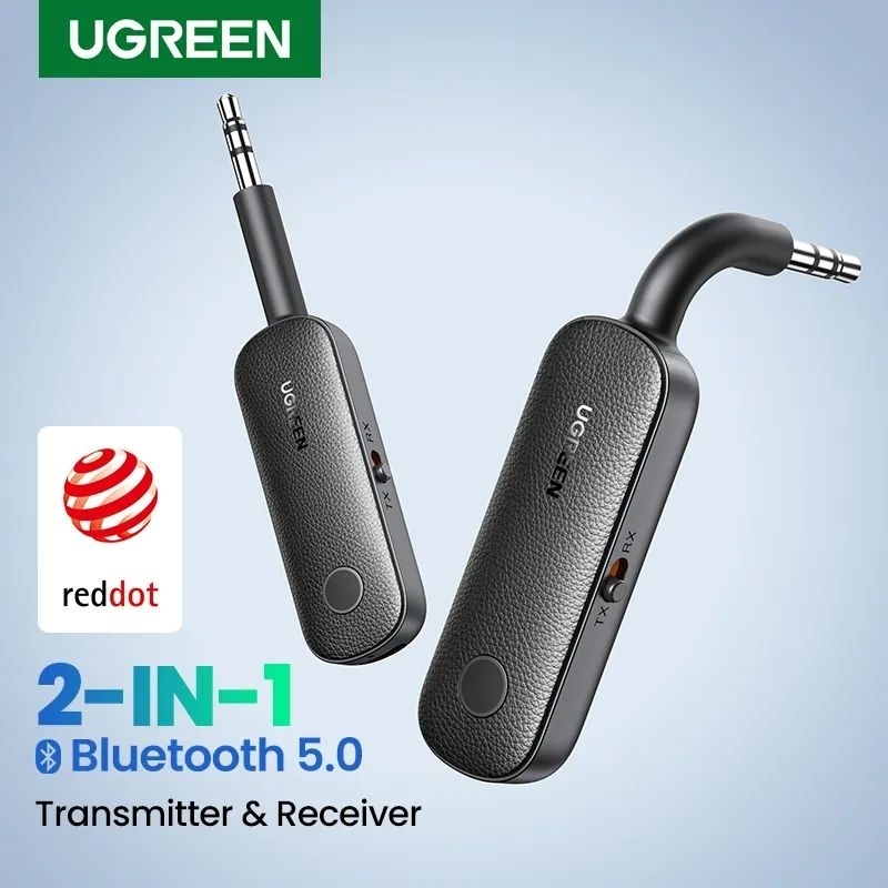 Jual Ugreen Bluetooth 5.0 Receiver Transmitter 2 in 1 With Aux 3.5mm Stereo | Shopee Indonesia