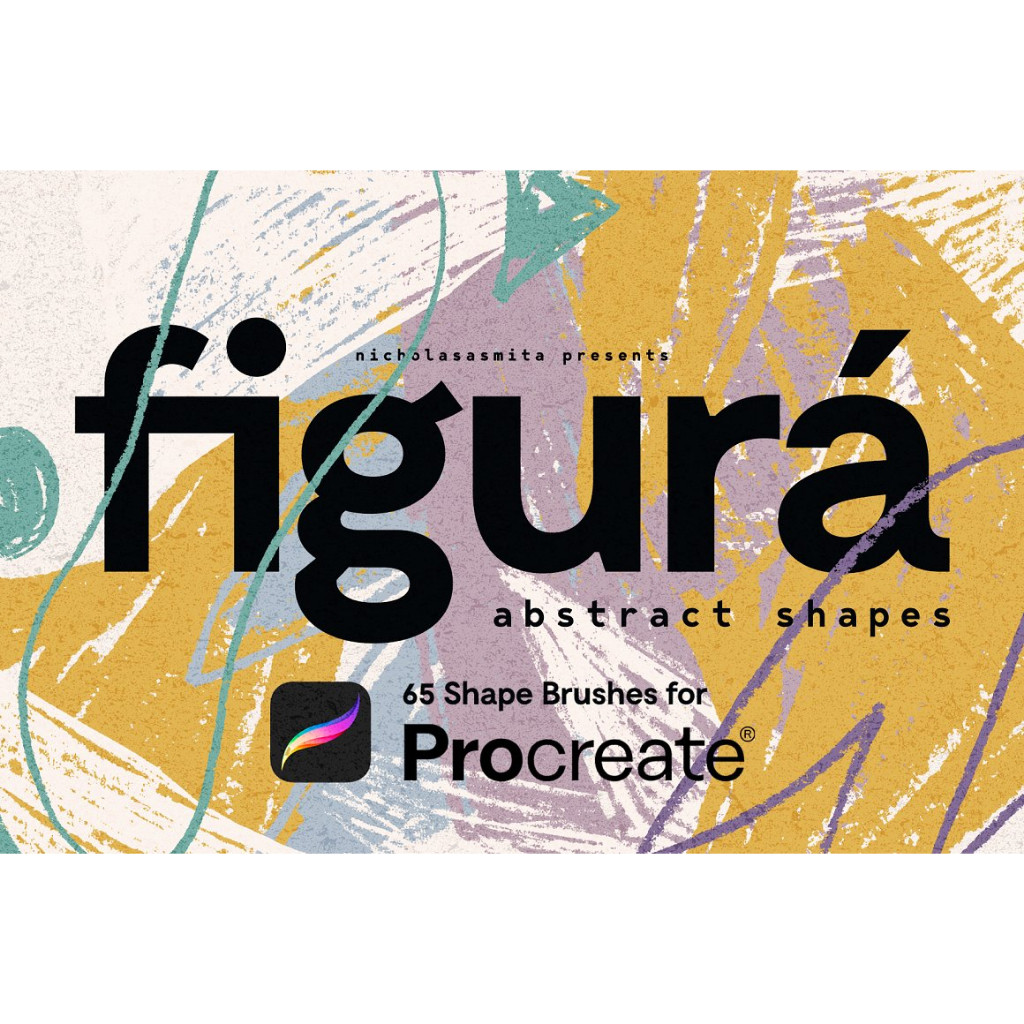Jual Procreate Brush - Figura: 65 Procreate Shape Brushes for Procreate ...