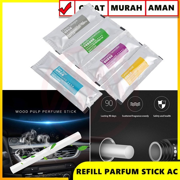Jual Refil stik stick diffuser parfume parfum pengharum mobil slim ...