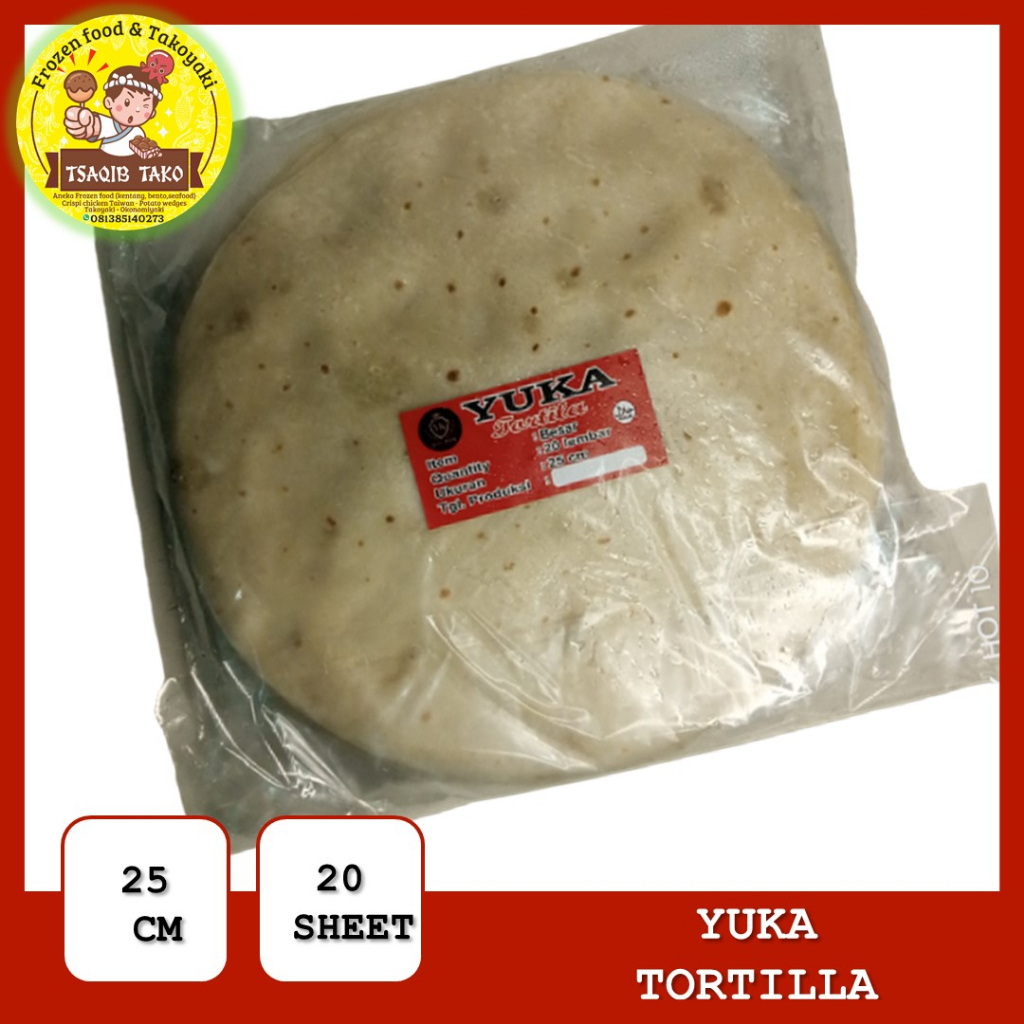 Jual PROMO Tortilla Crispy / Kulit Kebab / KEBAB WRAP / YUKA TORTILA ...