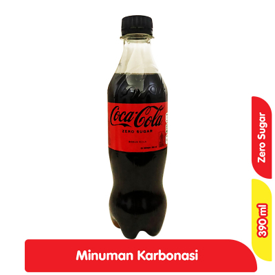 Jual Coca Cola Zero 390ML Botol 1 Karton isi 12 Botol x 390 ML | Shopee ...