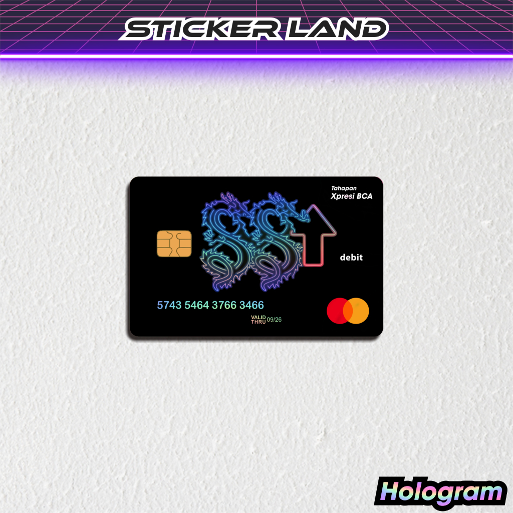 Jual Stiker ATM Fake BCA 88 Rising Spesial Hologram - Stiker Kartu ATM ...